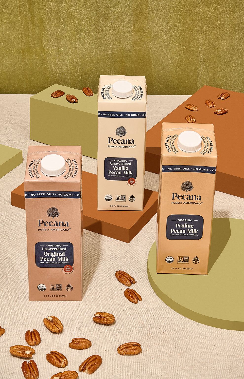 Organic Pecan Milk Sampler 3 Pack – Pecana
