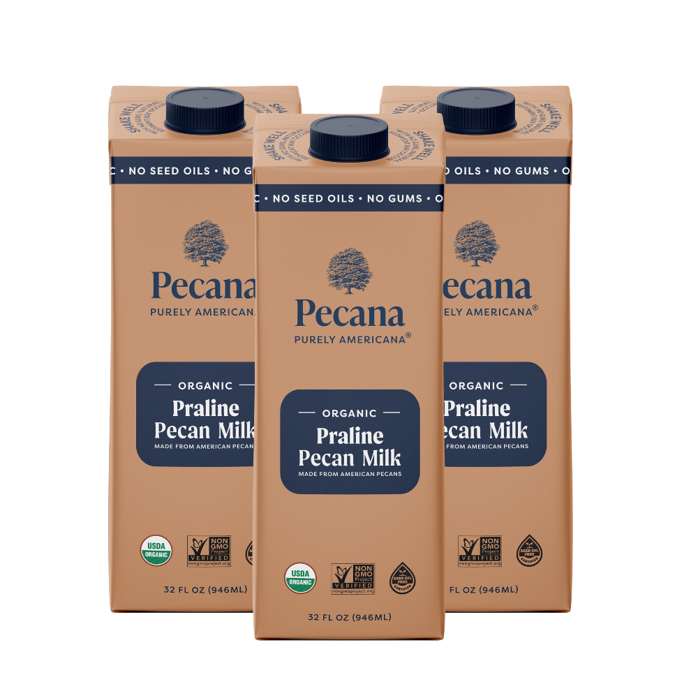 Organic Praline Pecan Milk 3 Pack – Pecana